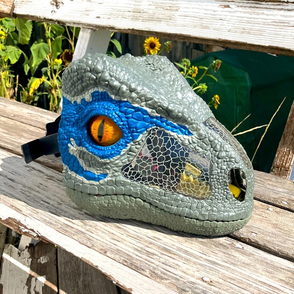 Jurassic World | Costumes | Jurassic World Velociraptor Blue Mask ...